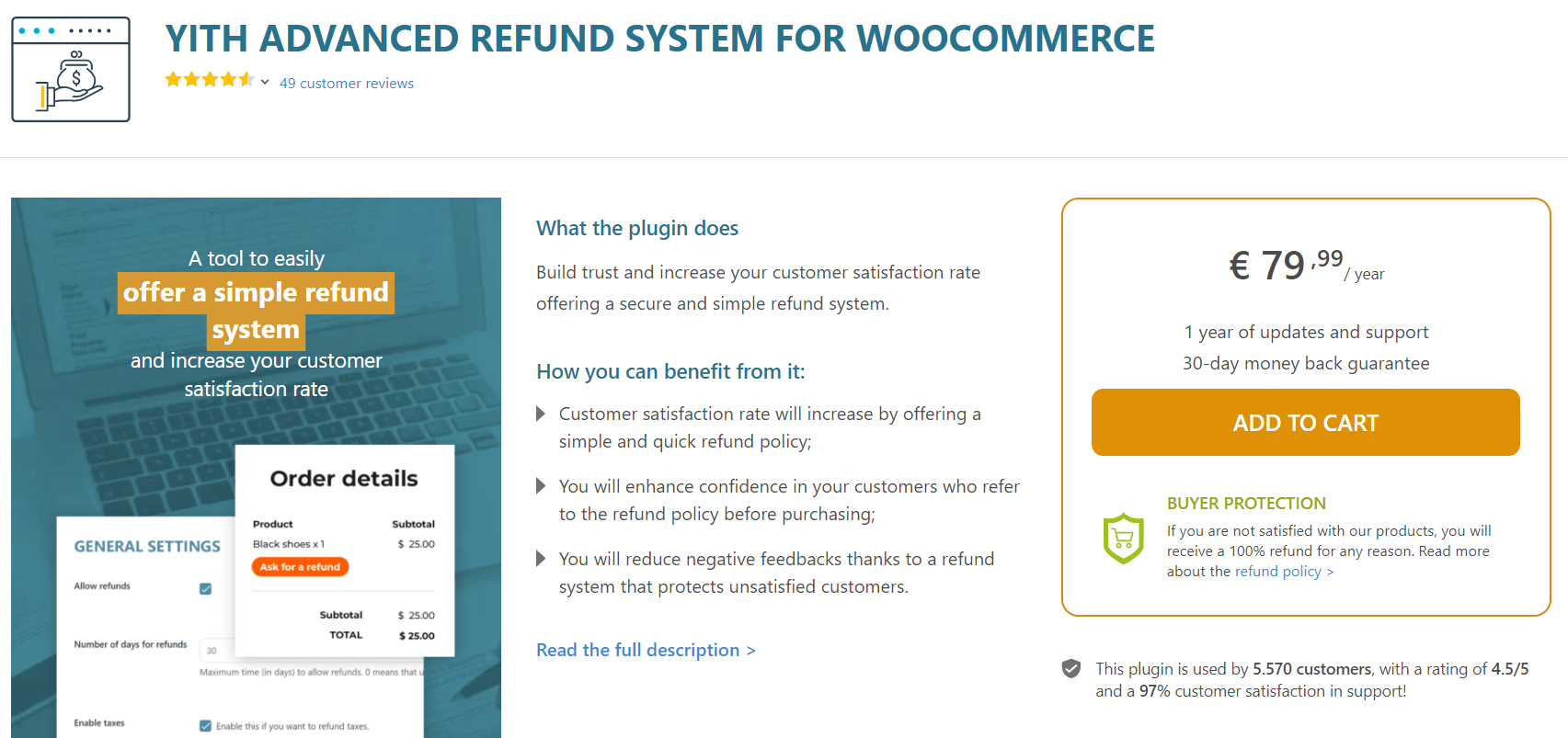5 Best WordPress Refund Policy Plugins Compared - Appsero