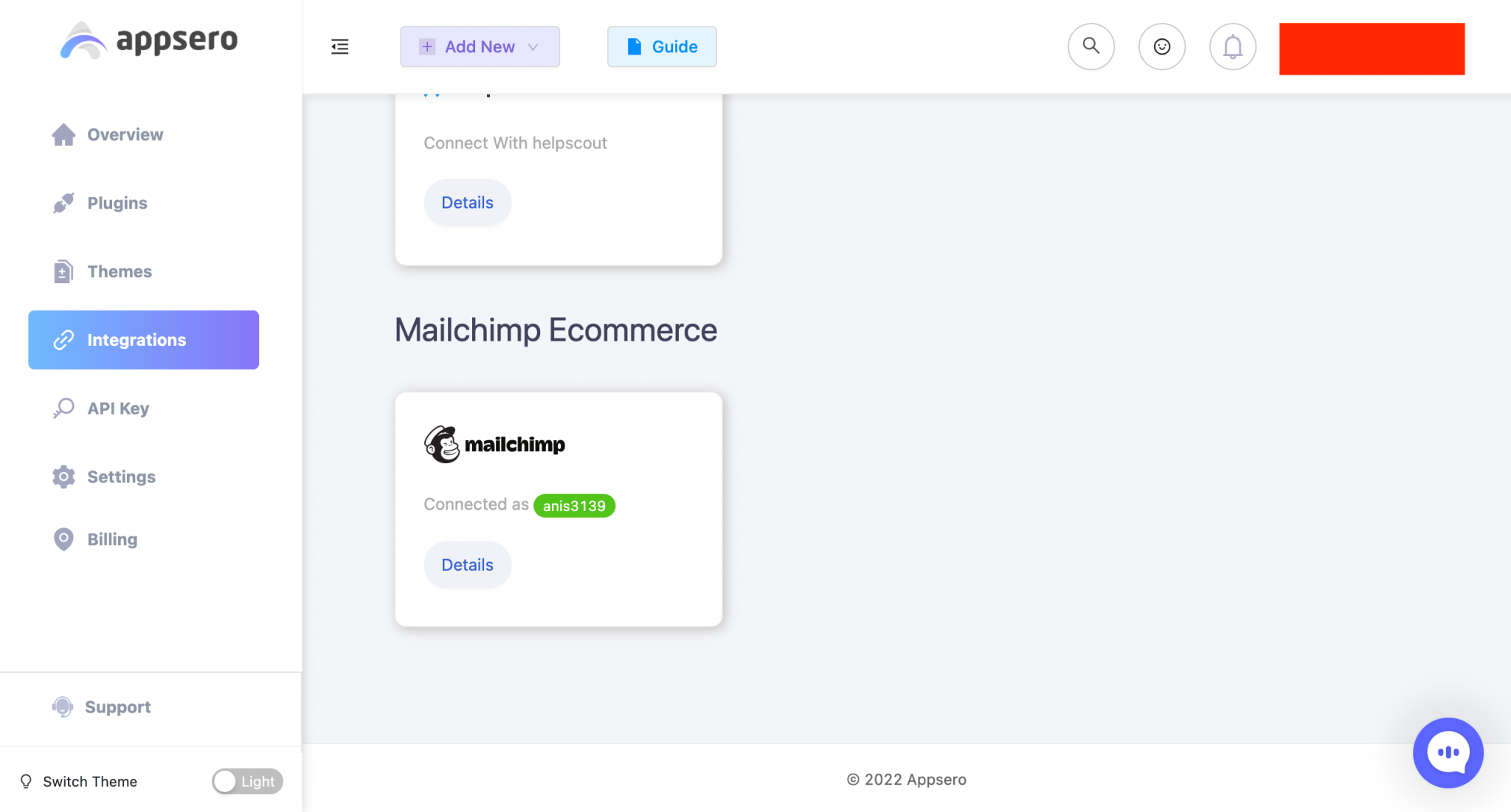 Mailchimp eCommerce Integration with Appsero - Appsero
